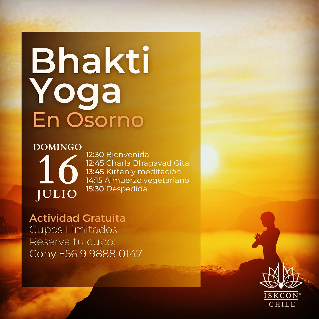 El Bhakti Yoga se vive en regiones – iskcon